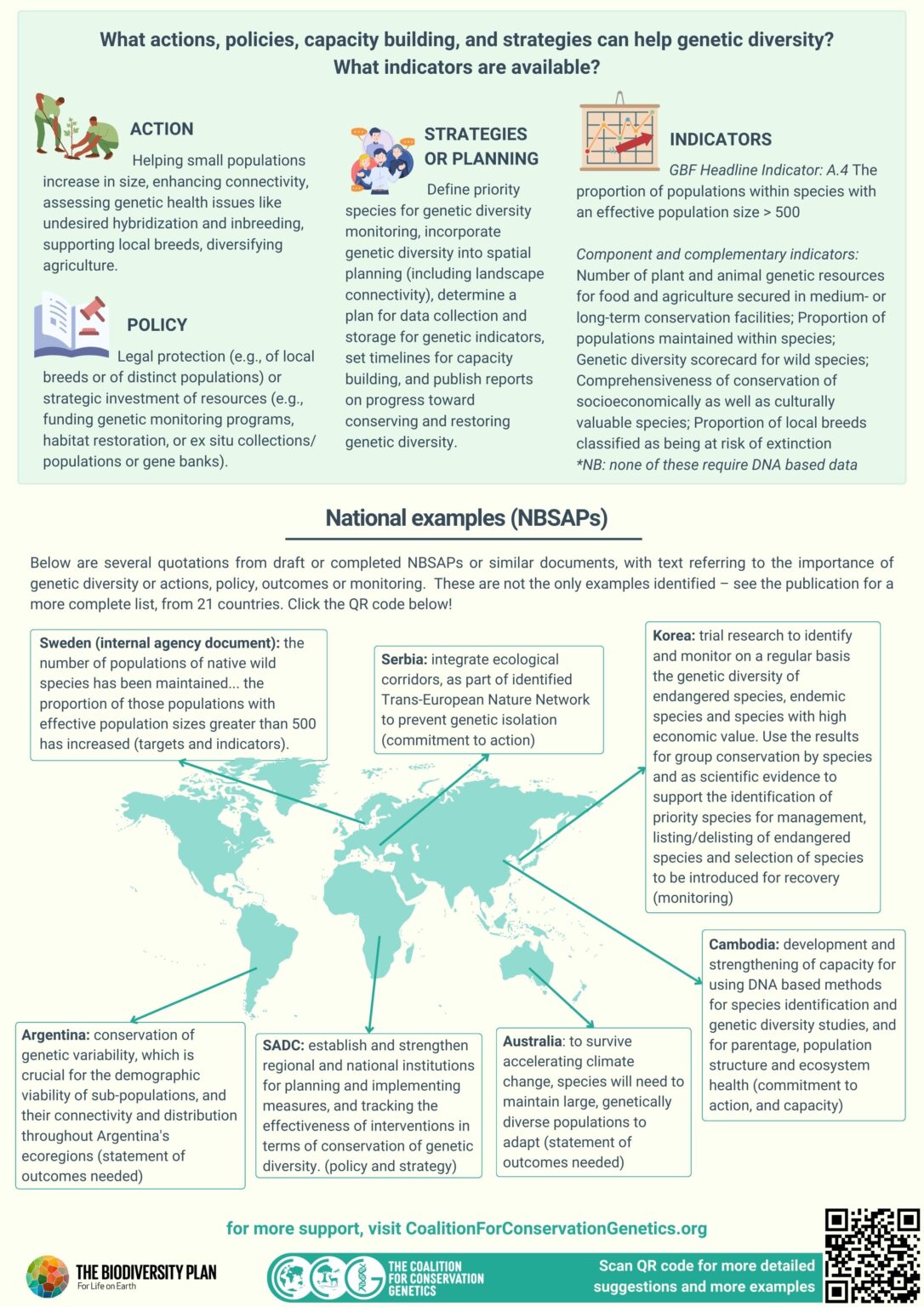 Guidance published for countries to include genetic diversity in their ...